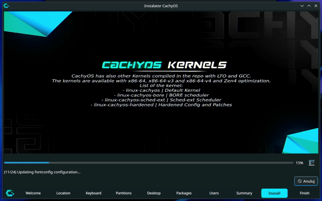 CachyOS - Instalacja i konfiguracja dystrybucji krok po kroku ...